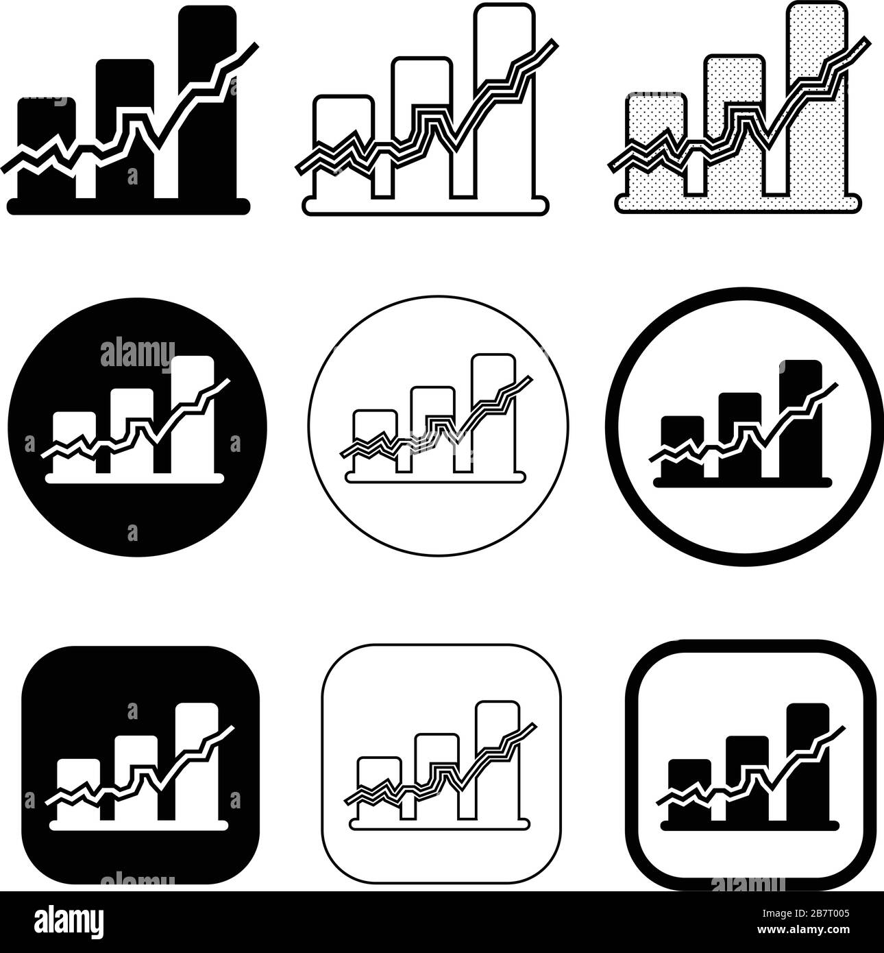 Simple Graph chart icon sign design Stock Vector Image & Art - Alamy