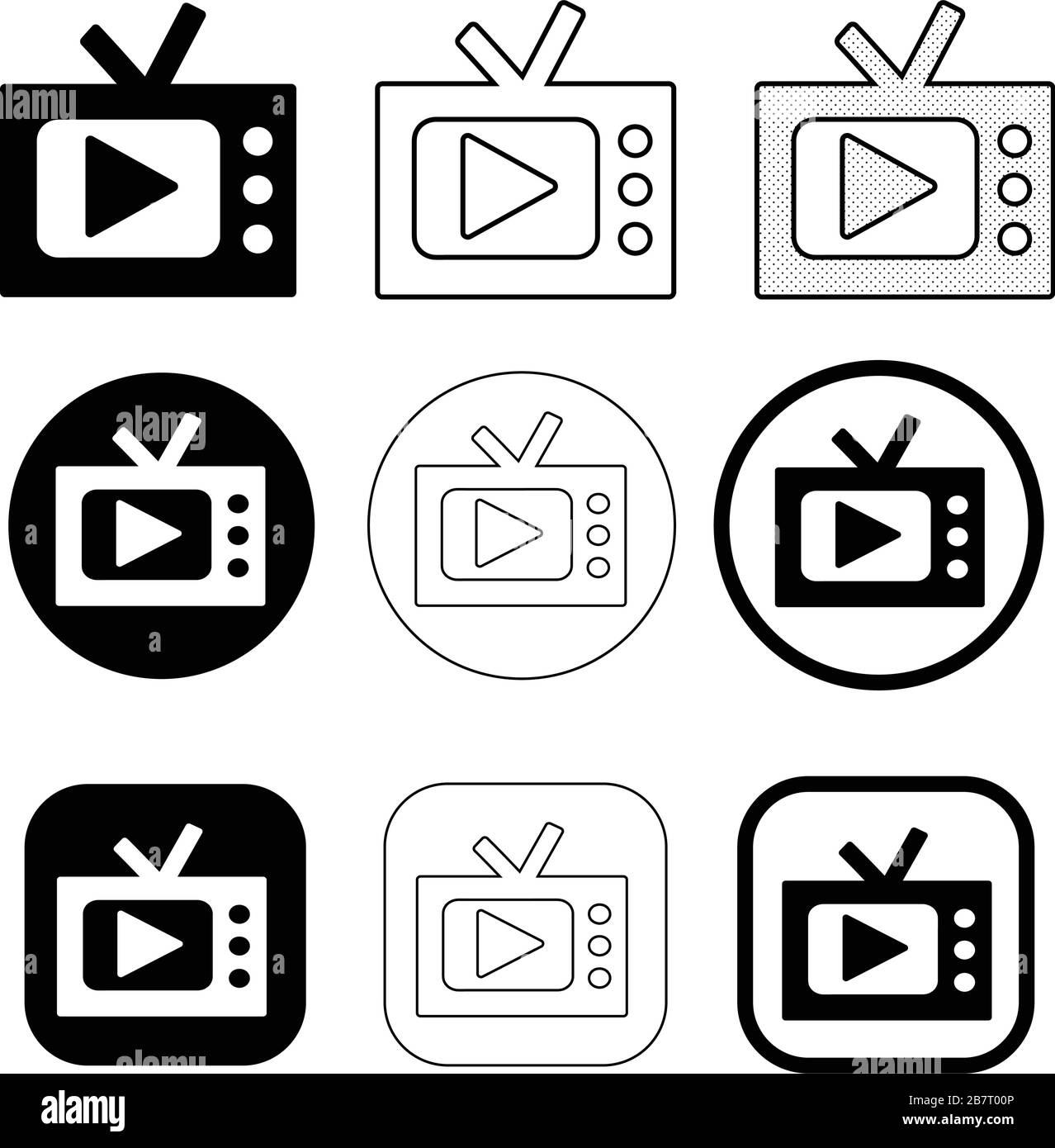 Simple tv icon sign design Stock Vector Image & Art - Alamy