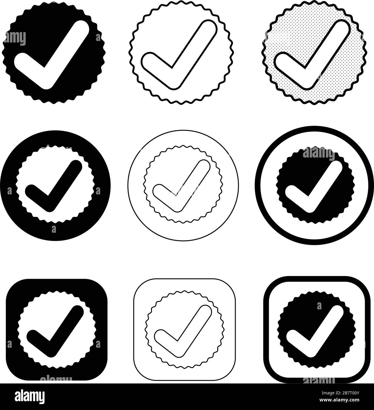 Simple check mark icon sign design Stock Vector Image & Art - Alamy