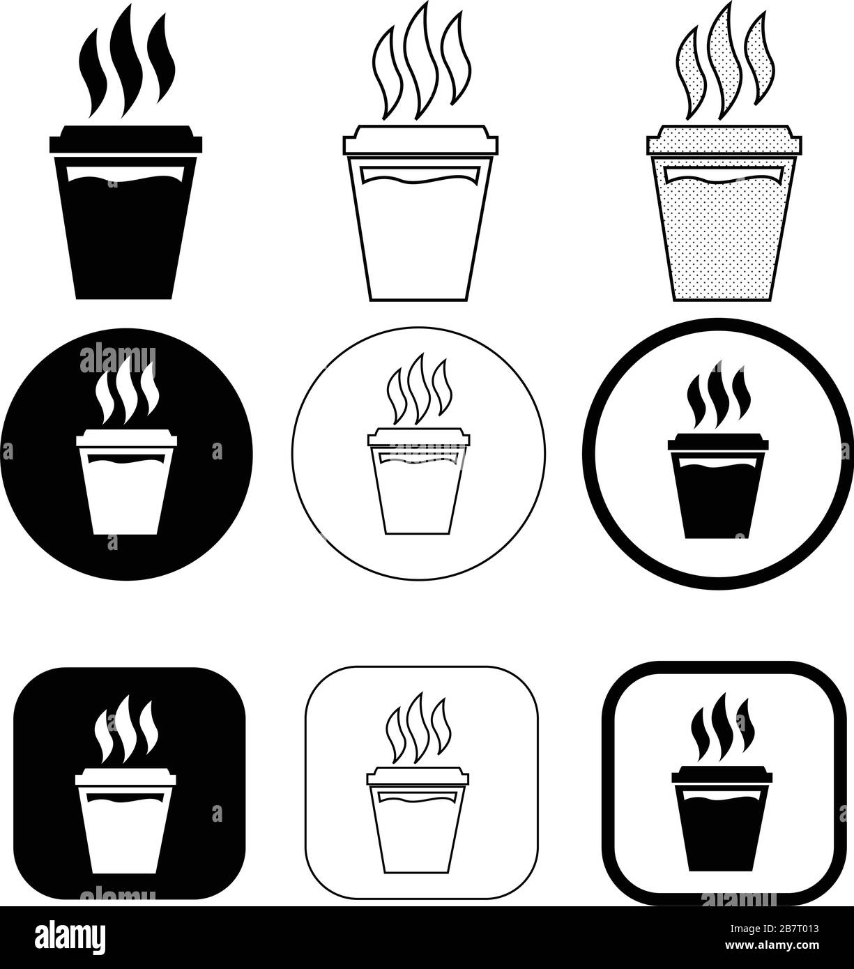 Simple coffee icon sign design Stock Vector Image & Art - Alamy