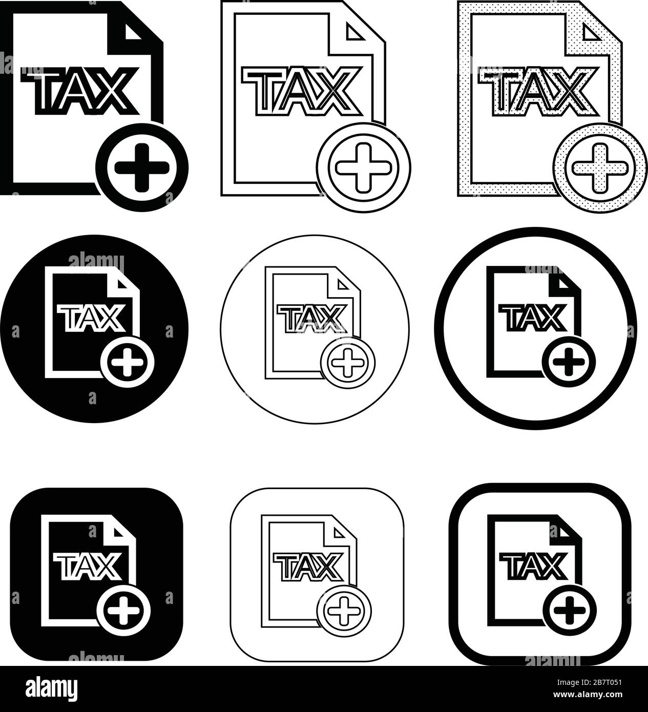 Simple tax icon sign design Stock Vector Image & Art - Alamy