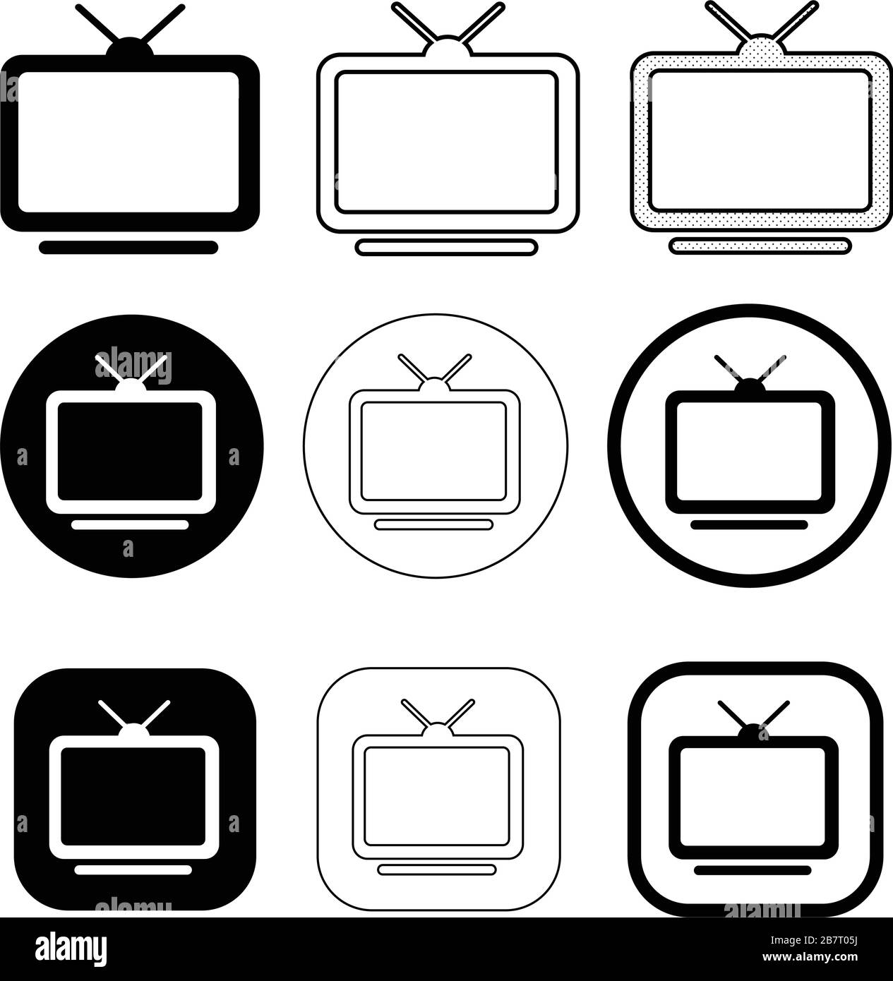 Simple tv icon sign design Stock Vector Image & Art - Alamy