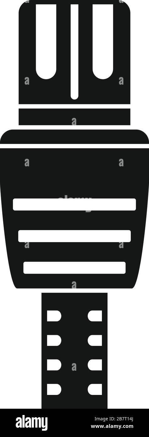 Lan cable icon. Simple illustration of lan cable vector icon for web ...