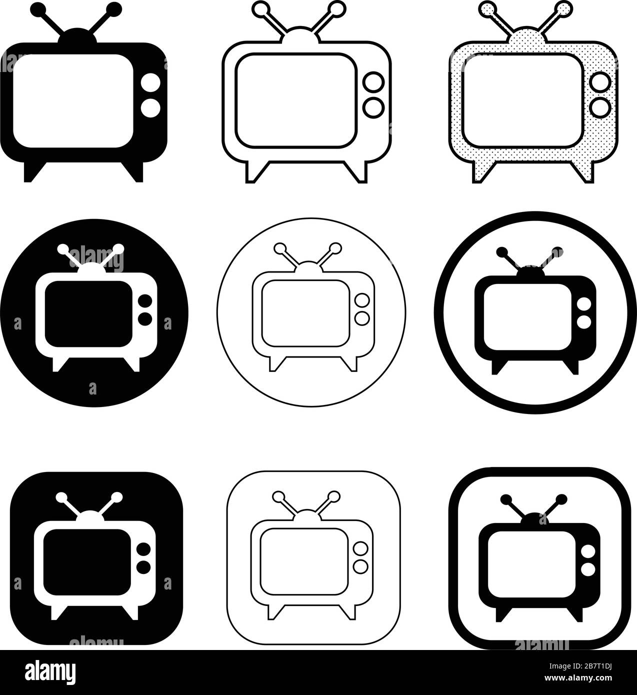Simple tv icon sign design Stock Vector Image & Art - Alamy