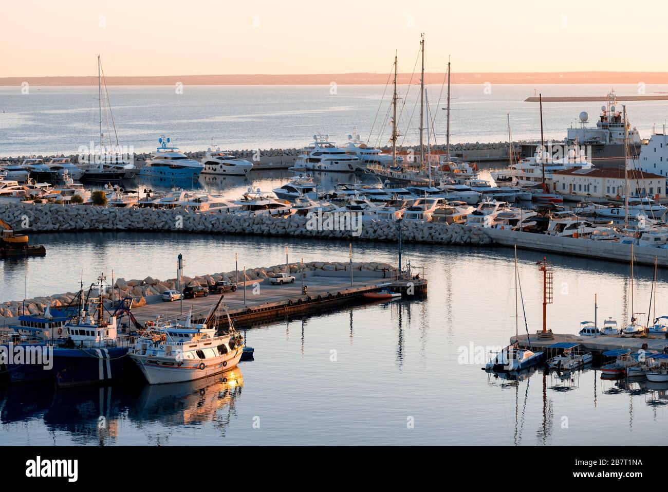 Old port and marina in Limassol, Cyprus Stock Photo - Alamy