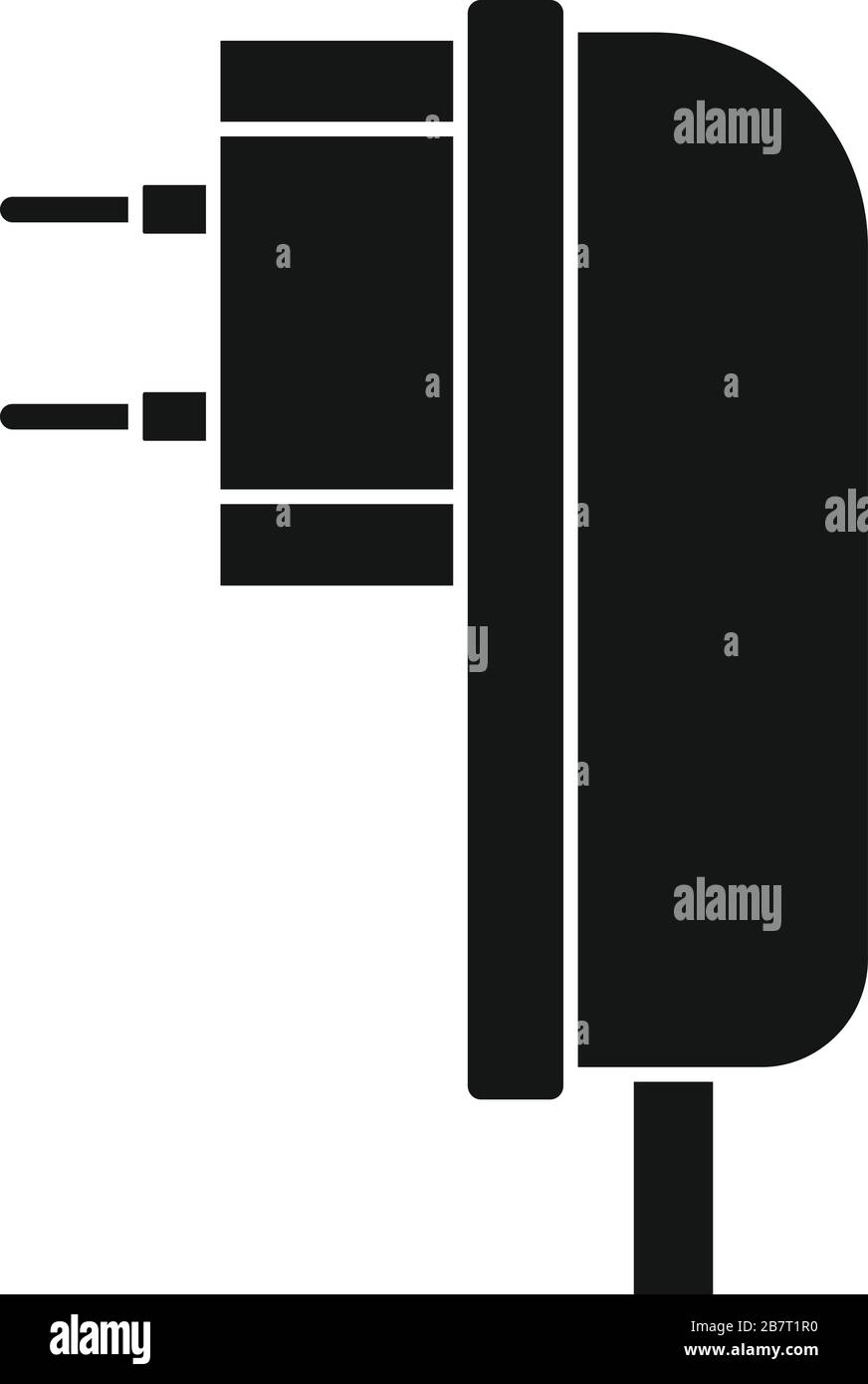 Electric plug adapter icon. Simple illustration of electric plug ...