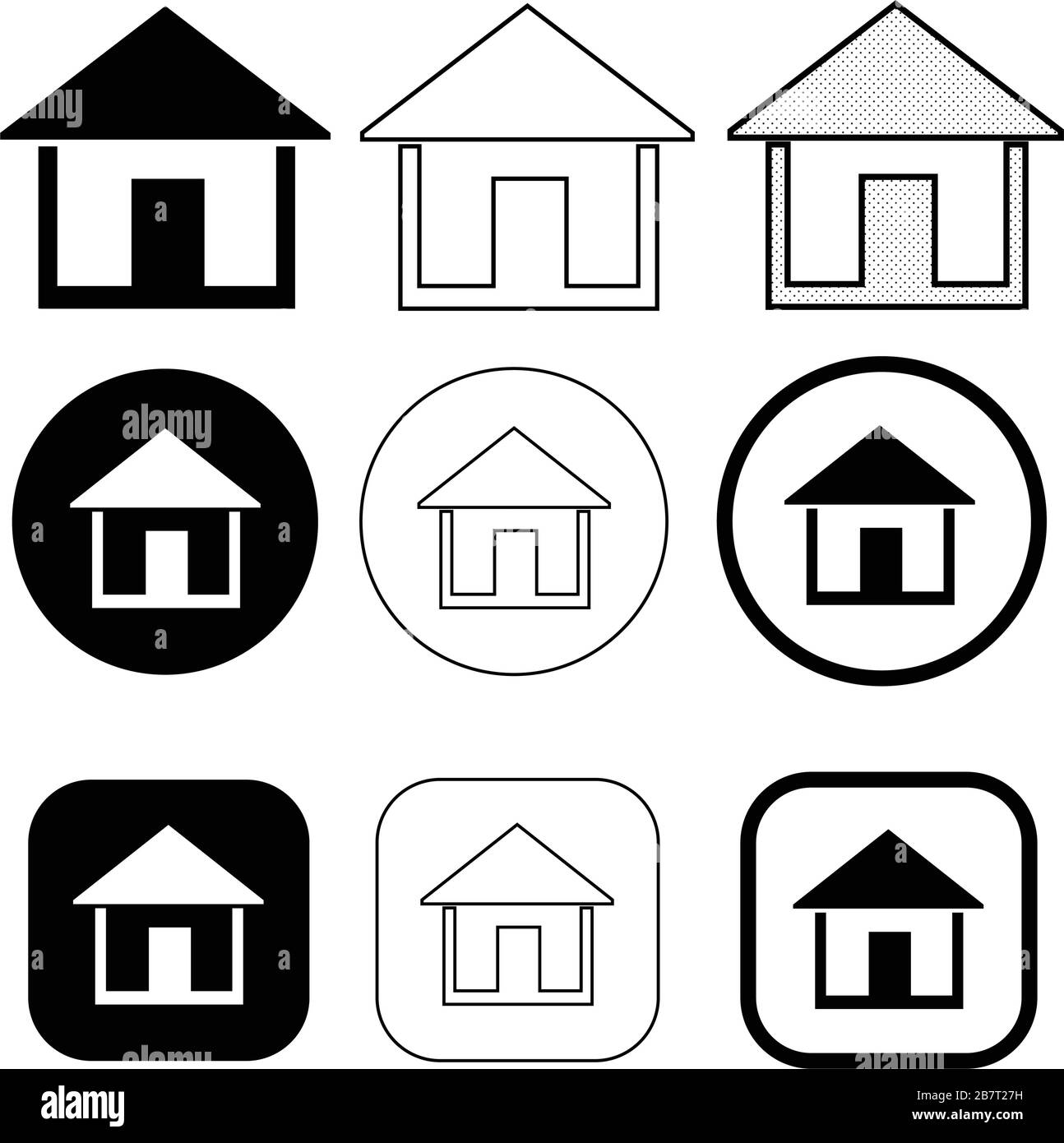 Simple home icon sign design Stock Vector Image & Art - Alamy