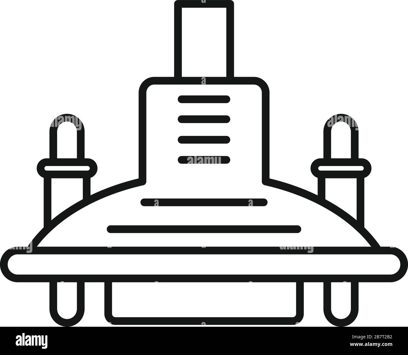 Electrical adapter icon. Outline electrical adapter vector icon for web ...