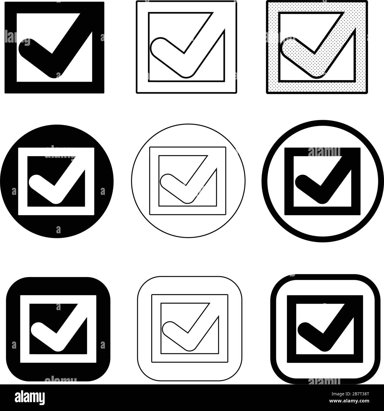 Simple check mark icon sign design Stock Vector Image & Art - Alamy