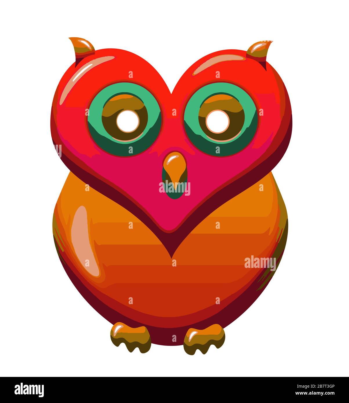 Cute cartoon bird in Cut Out Stock Images & Pictures - Alamy