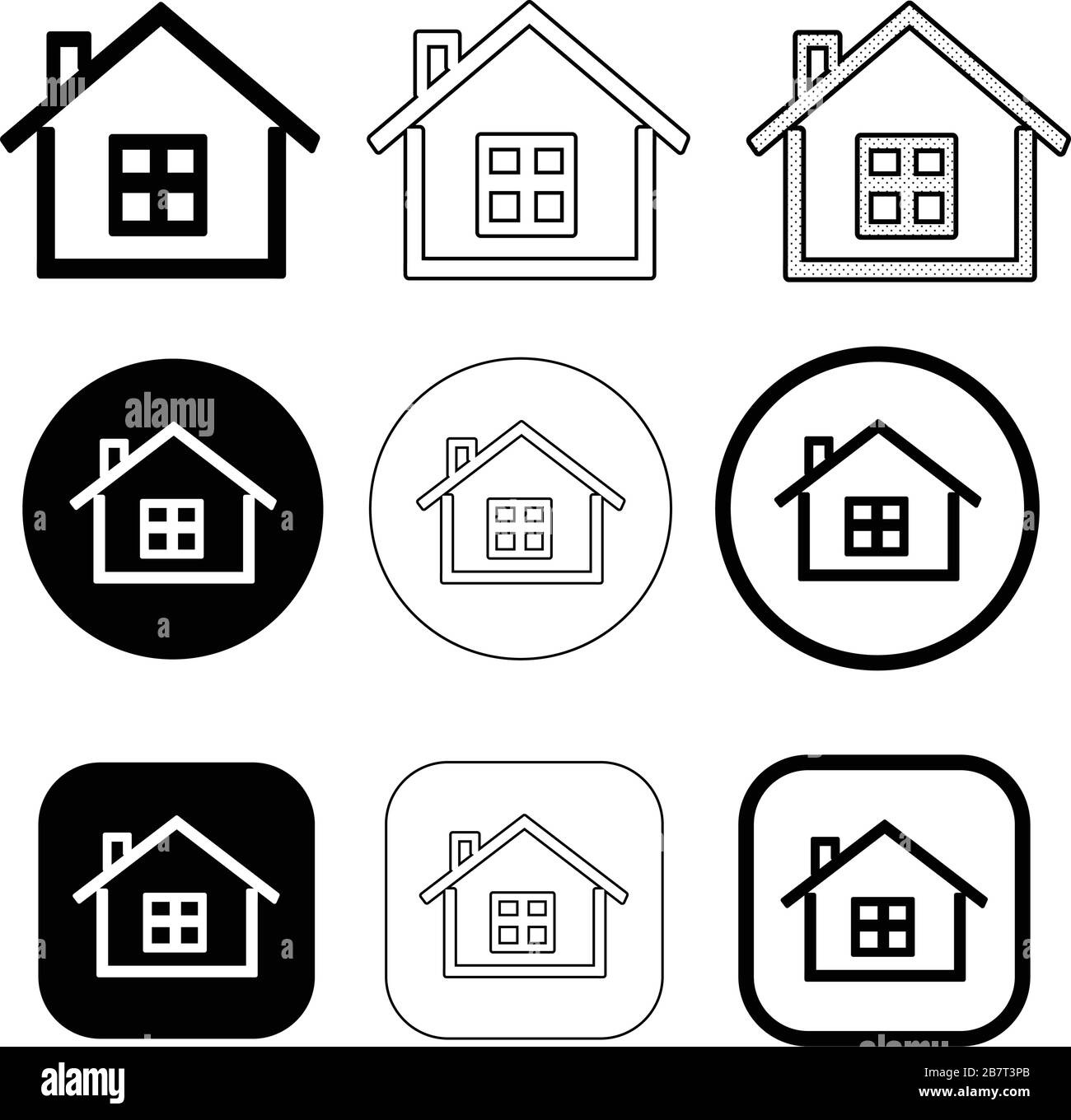 Simple home icon sign design Stock Vector Image & Art - Alamy