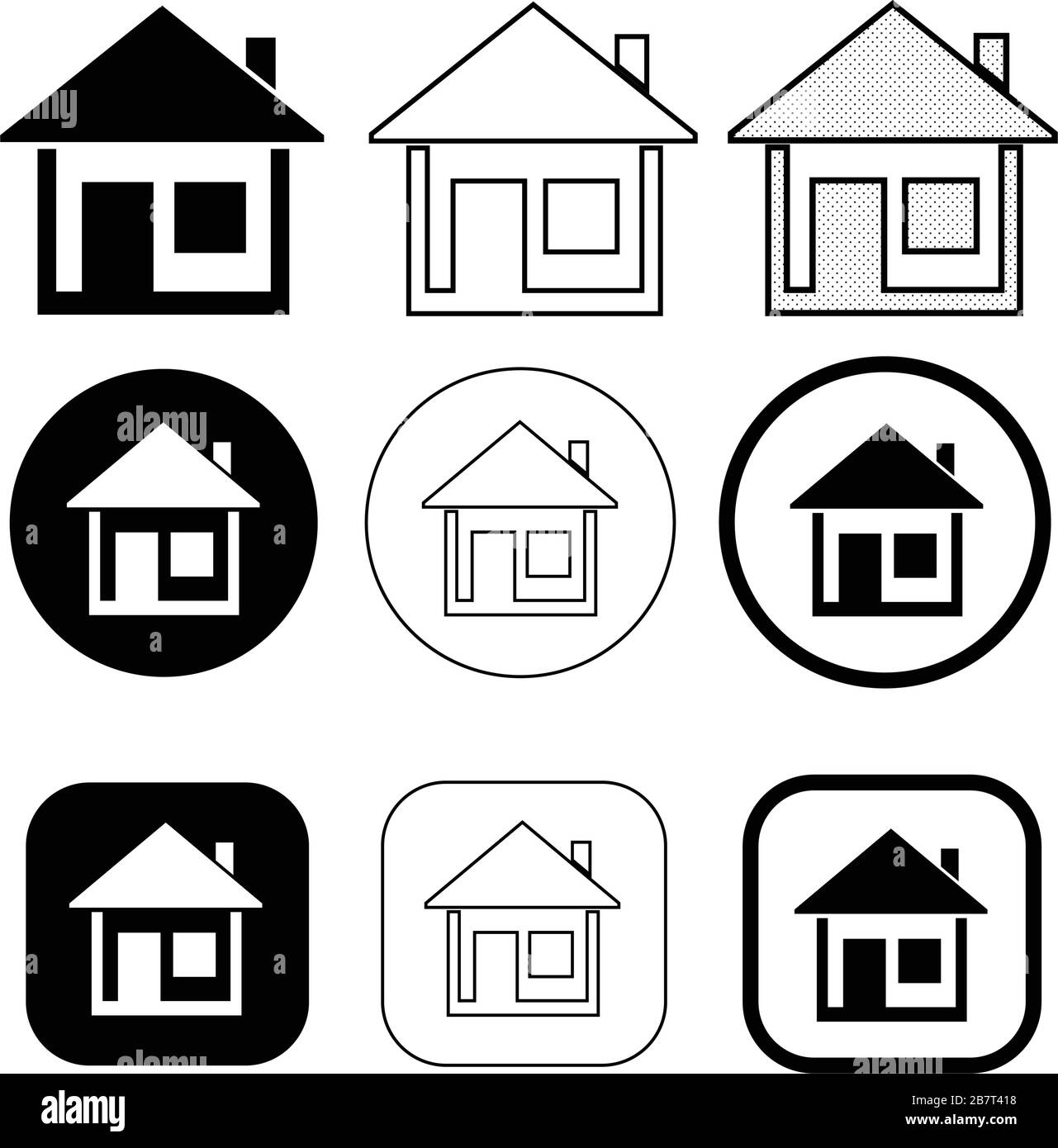 Simple home icon sign design Stock Vector Image & Art - Alamy