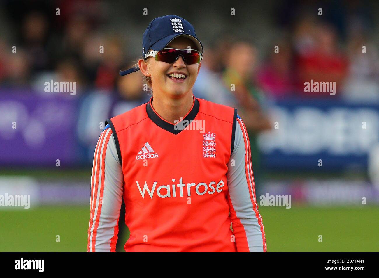Sarah Taylor of England looks on ahead of play Stock Photo - Alamy