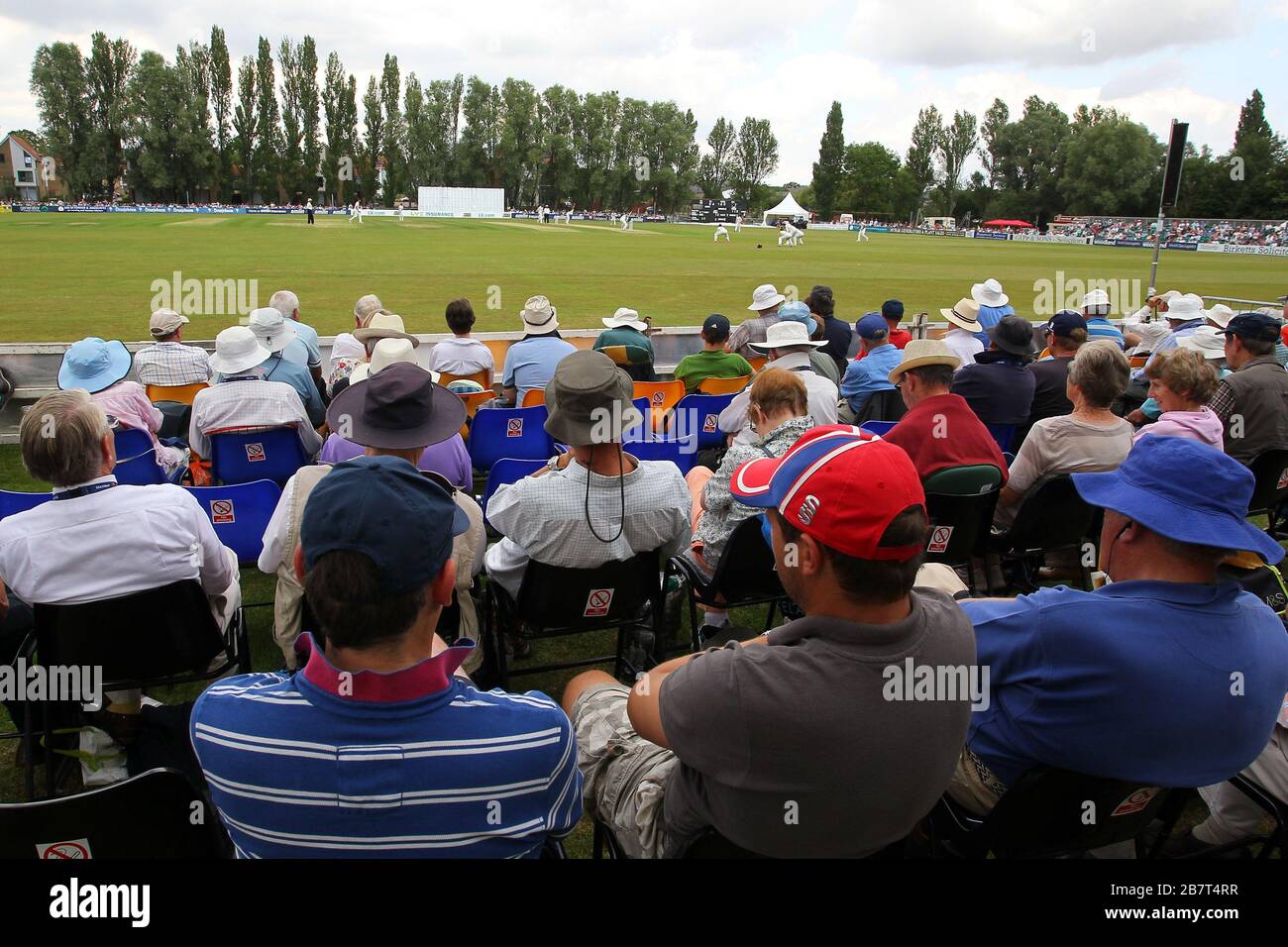 General view as spectators look on during Day One at Castle Park Stock ...