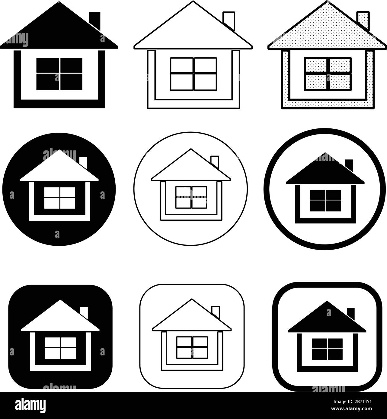 Simple home icon sign design Stock Vector Image & Art - Alamy