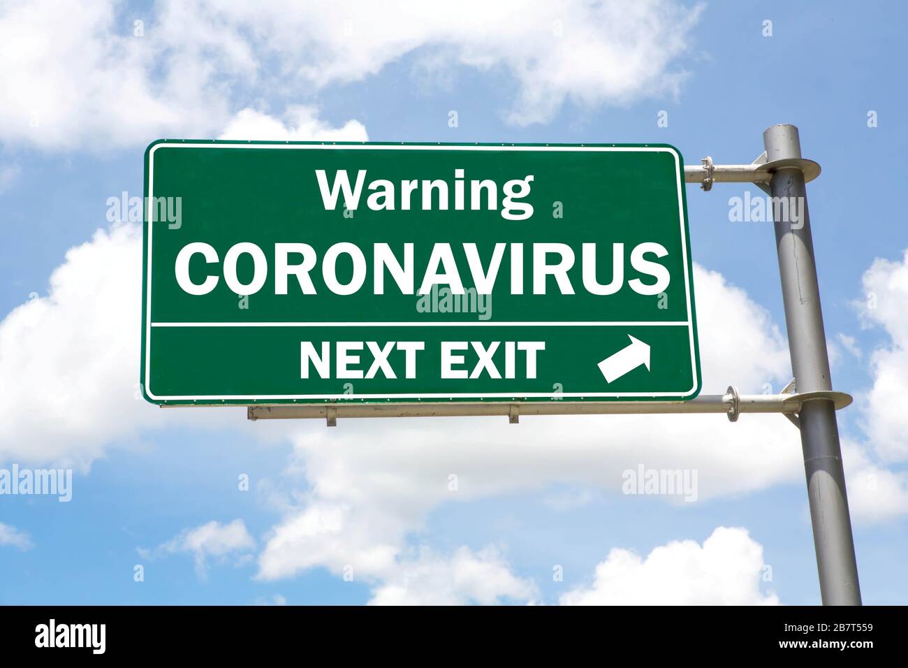 Green isolation warning sign hi-res stock photography and images - Alamy