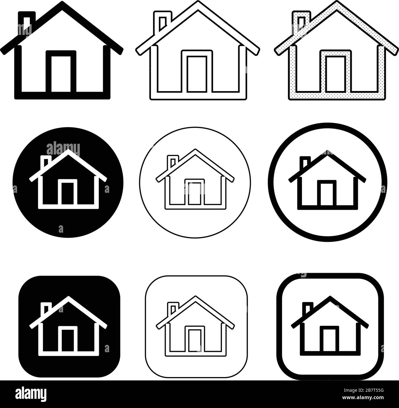 Simple home icon sign design Stock Vector Image & Art - Alamy