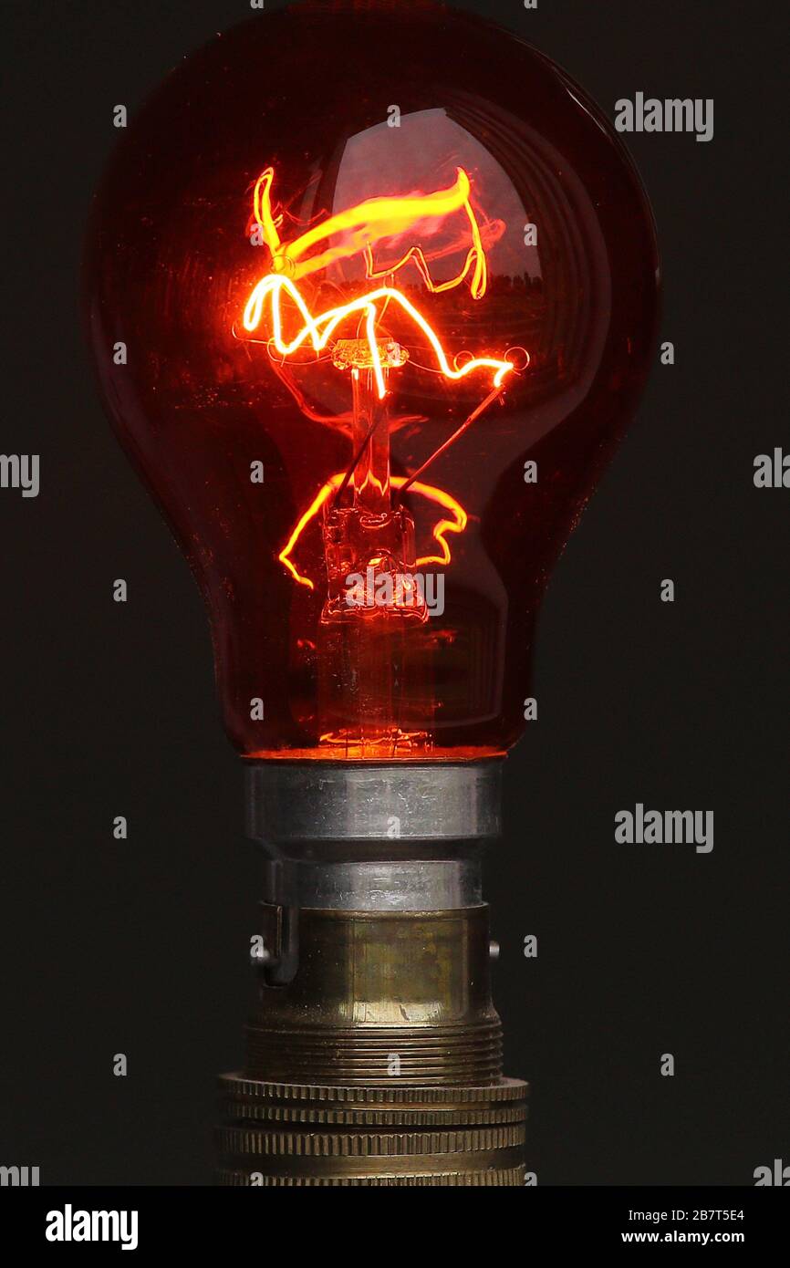 A view of the red bulb used by the scorers to signal to the umpires ...