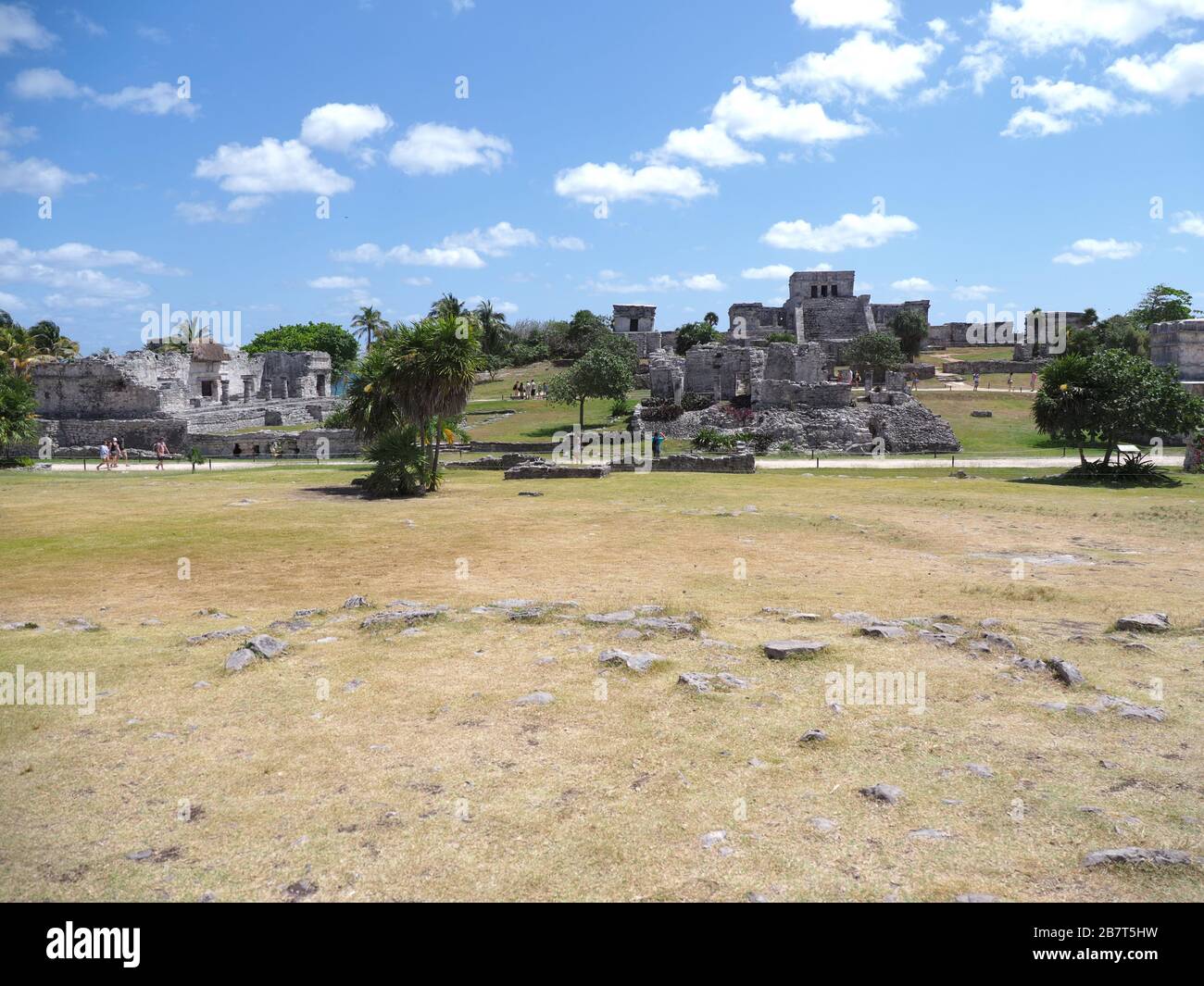 Beauty archaeological site of mayan temples in TULUM, Mexico Stock ...