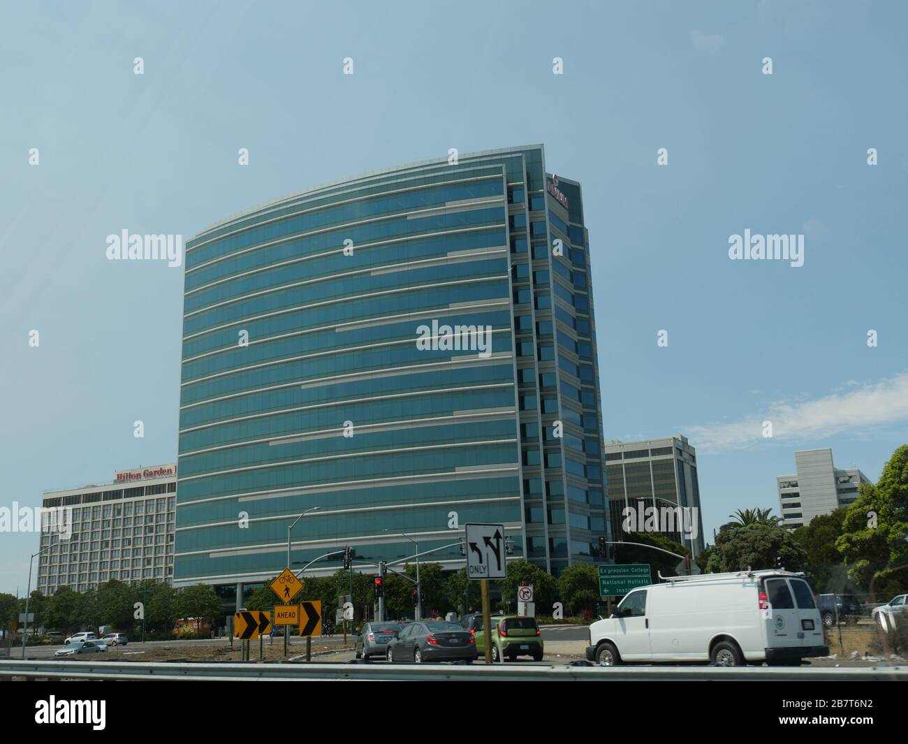 San Francisco, California-July 2018: Modern, high-rise buildings along ...