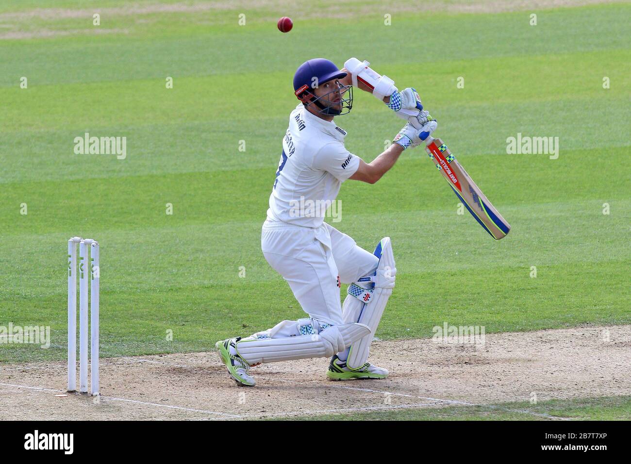 James Foster in batting action for Essex CCC Stock Photo - Alamy