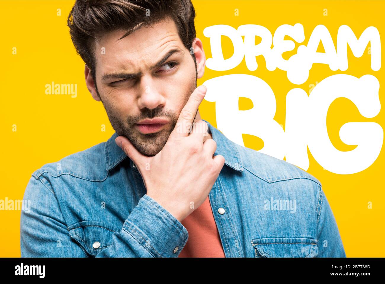 Big chin hi-res stock photography and images - Alamy