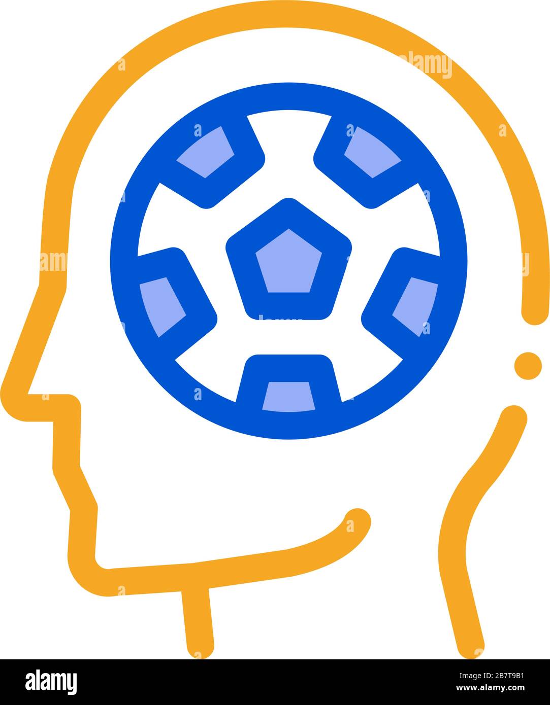 Computer instead of head Stock Vector Images - Alamy