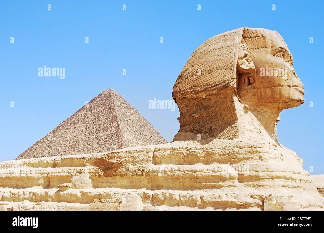 Great pyramid of giza and sphynx hi-res stock photography and images ...
