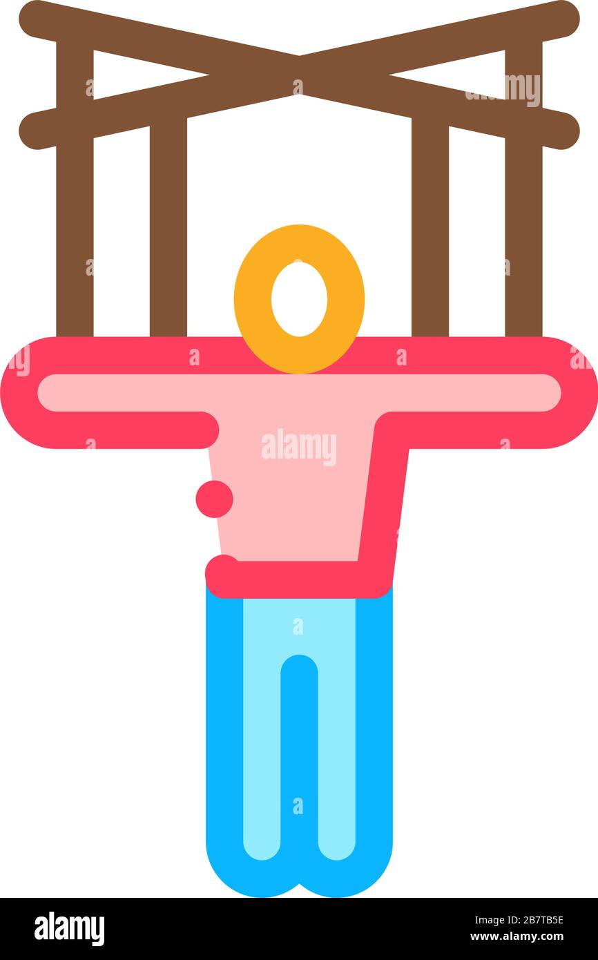 Puppet Show Icon Vector Outline Illustration Stock Vector Image & Art ...