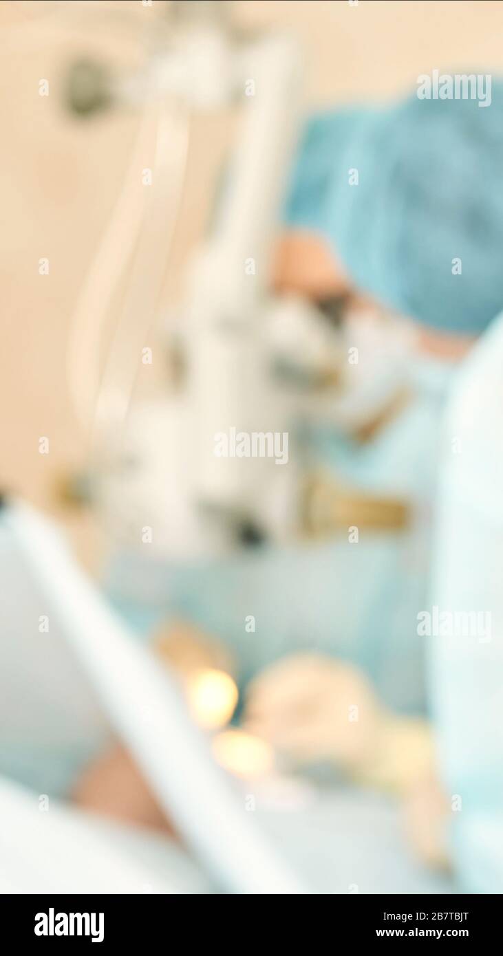 Blur vertical medical background. Operation concept Stock Photo - Alamy