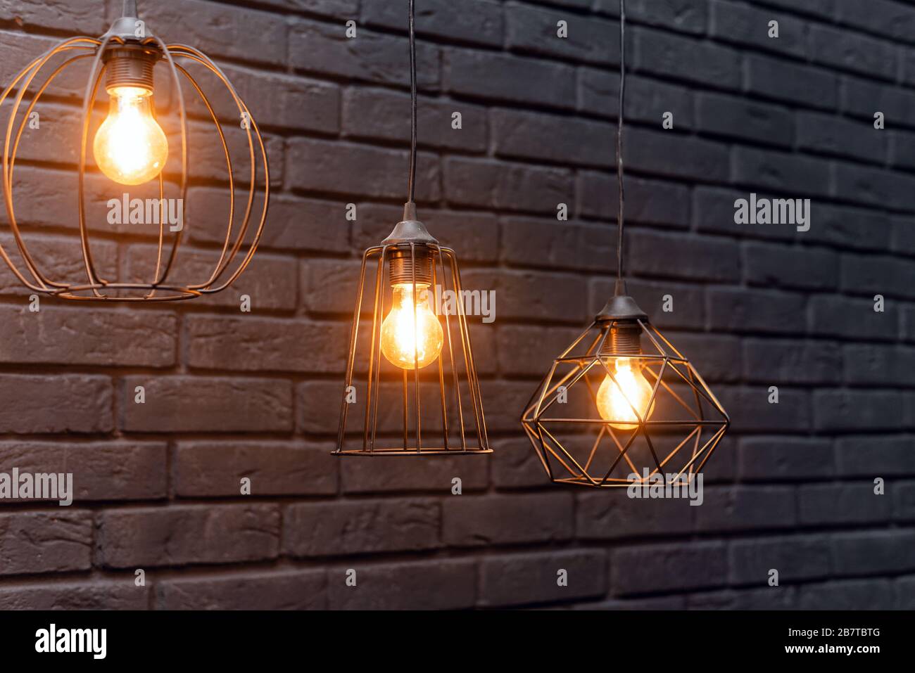 Lightbulb in dark room hi-res stock photography and images - Alamy