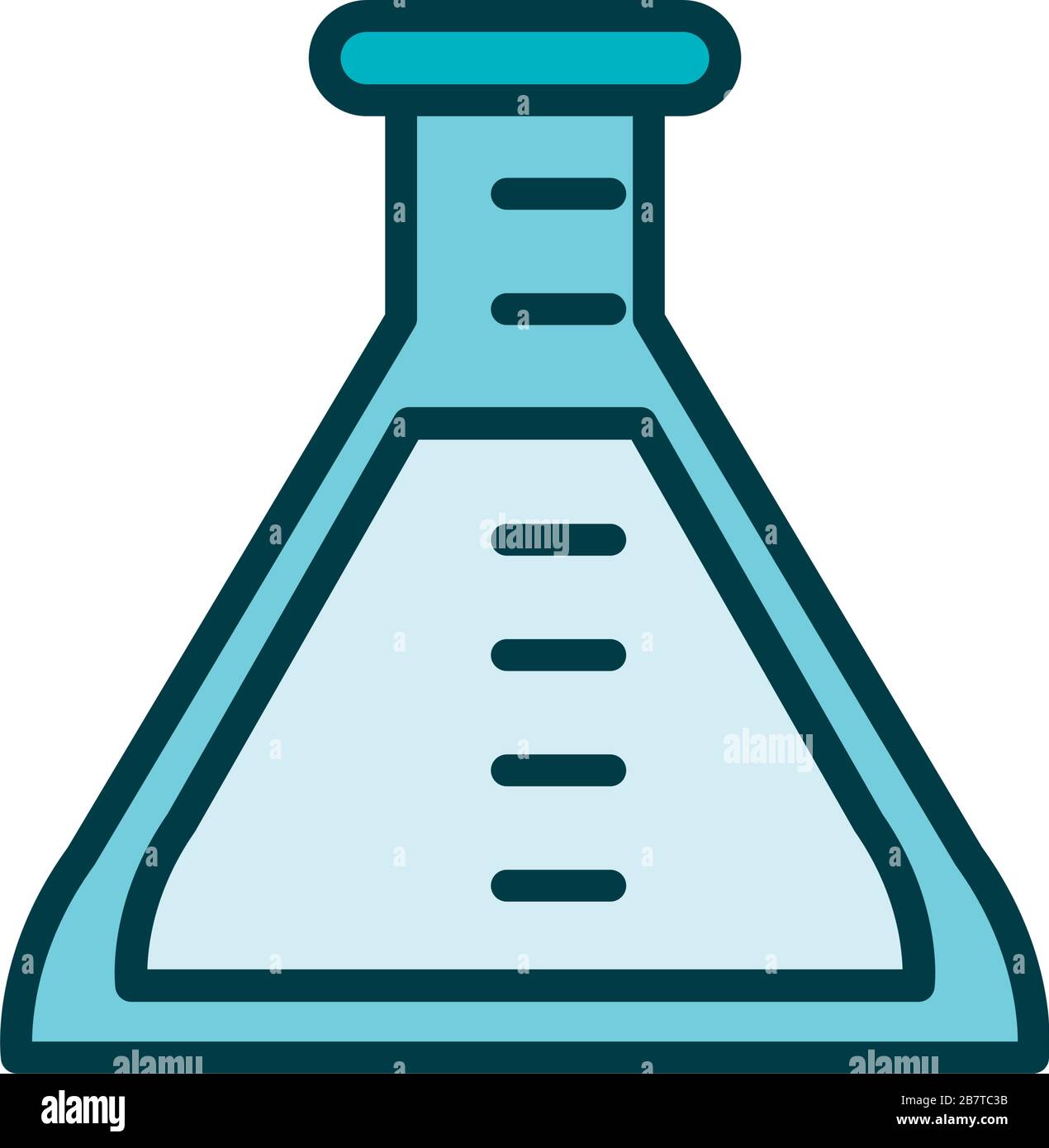 Blue line glass water tube Stock Vector Images - Alamy