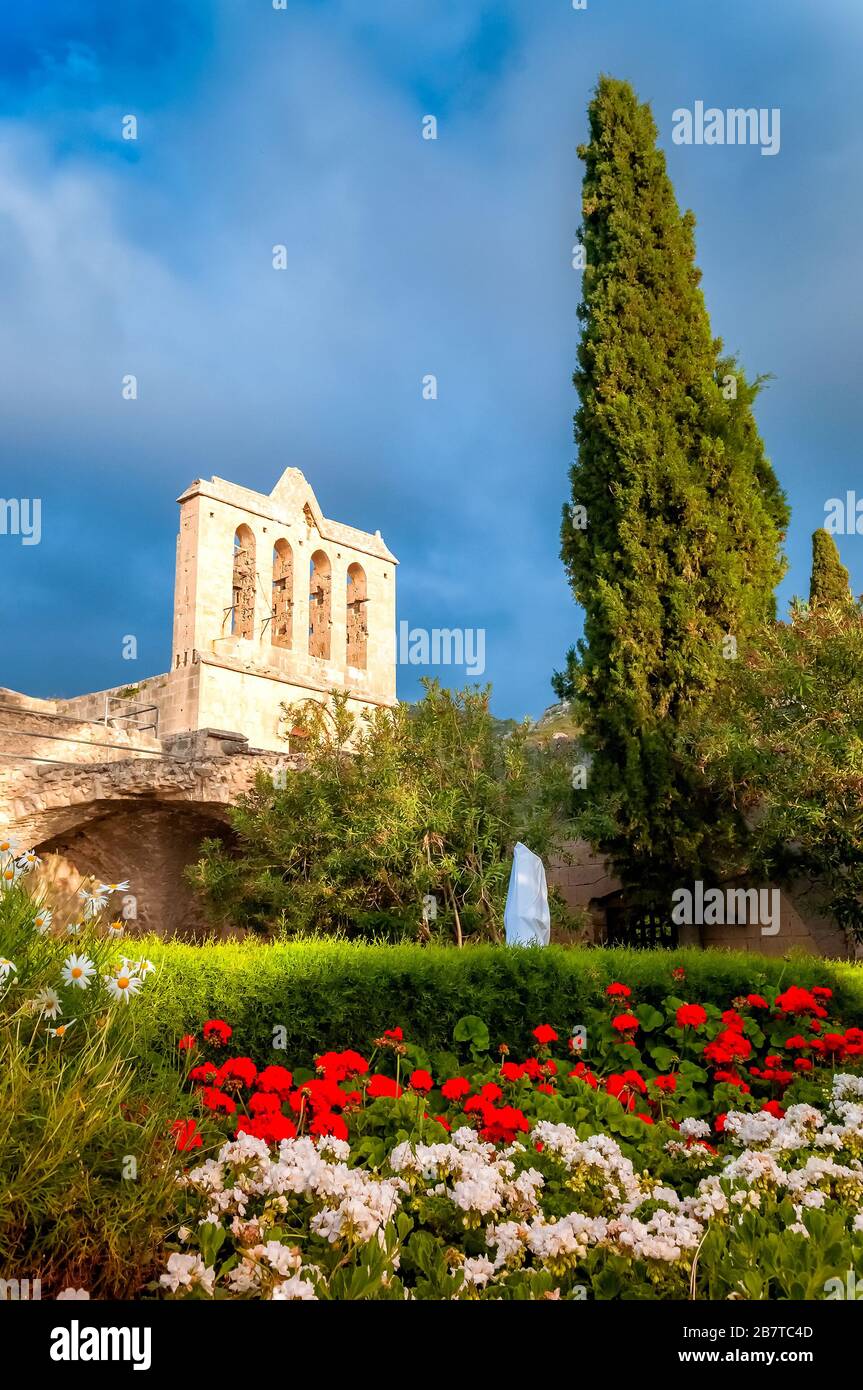 Bellapais Abbey in northern Cyprus Stock Photo - Alamy