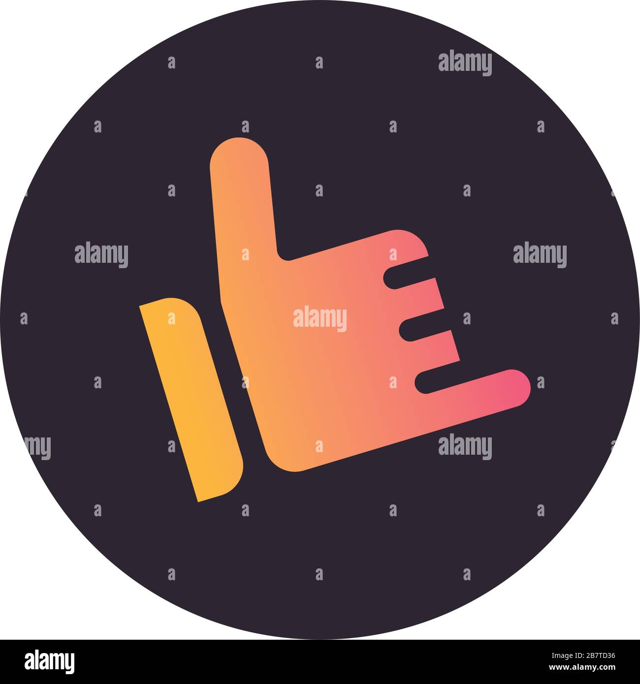 hand like social media block style icon Stock Vector Image & Art - Alamy