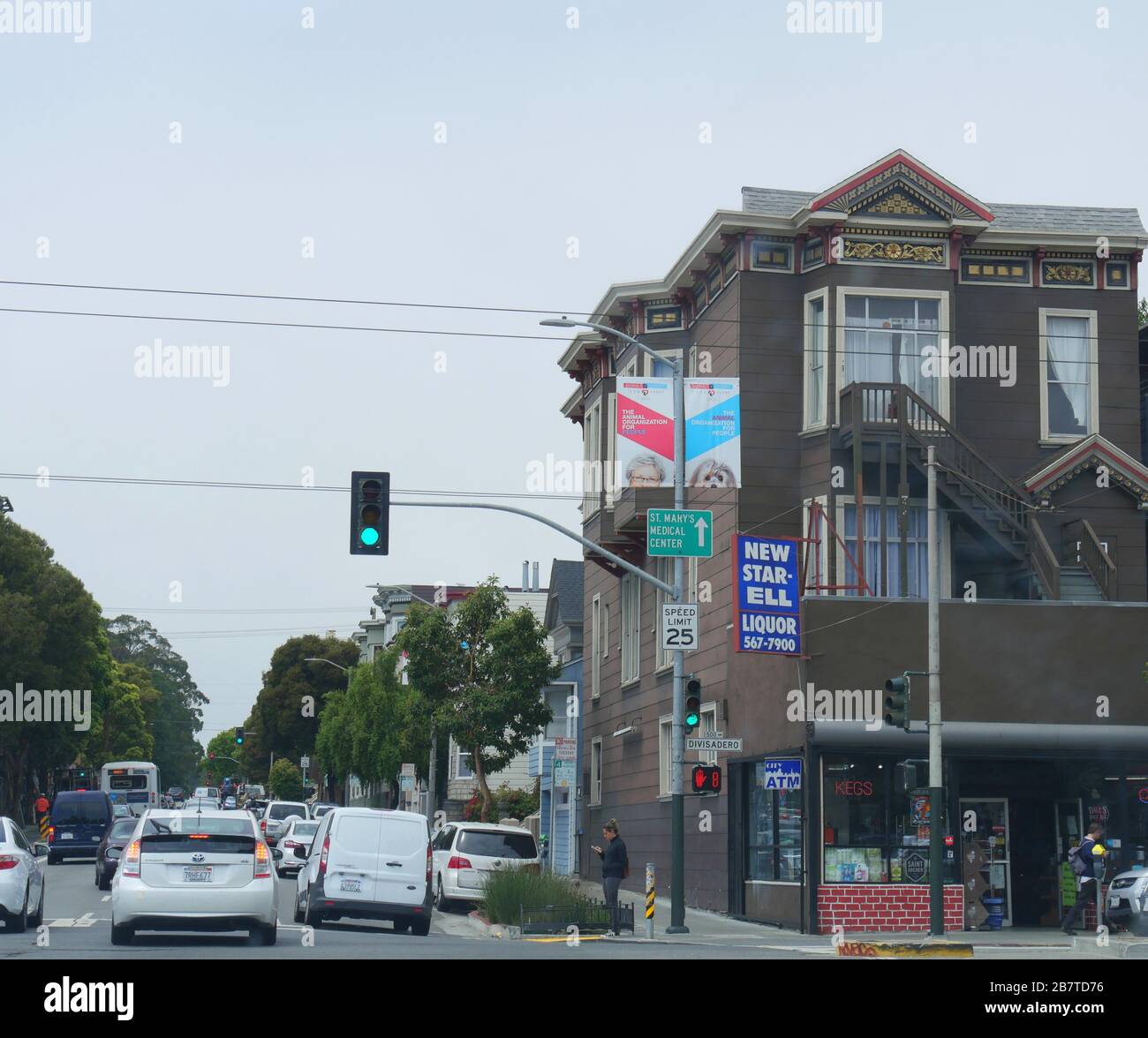 Driving around a corner hi-res stock photography and images - Alamy