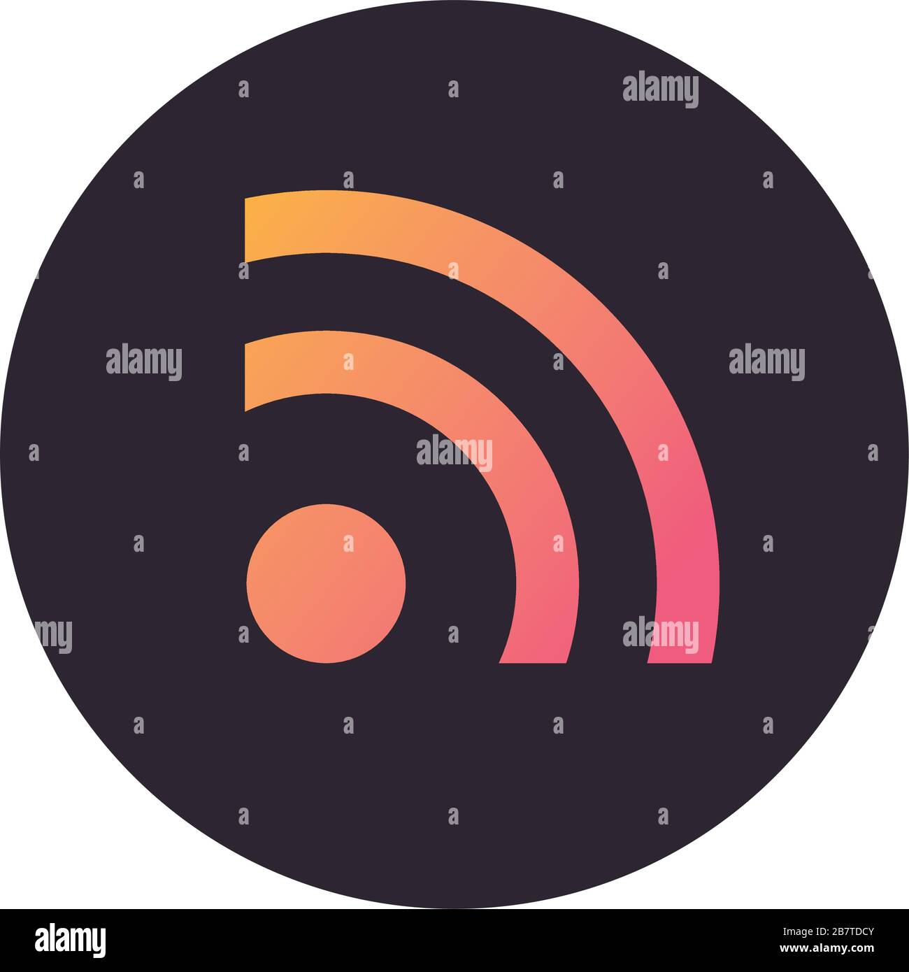 wifi connection signal block style icon Stock Vector Image & Art - Alamy