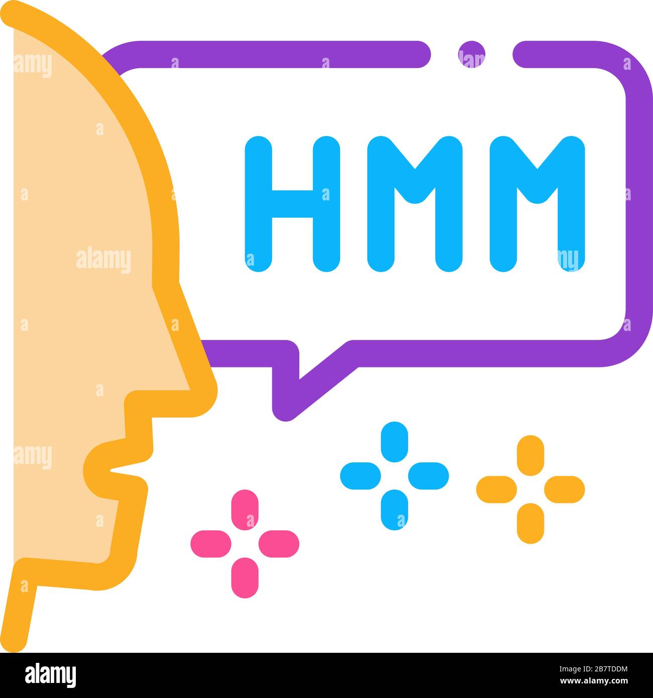 Spell Man Icon Vector Outline Illustration Stock Vector Image & Art - Alamy