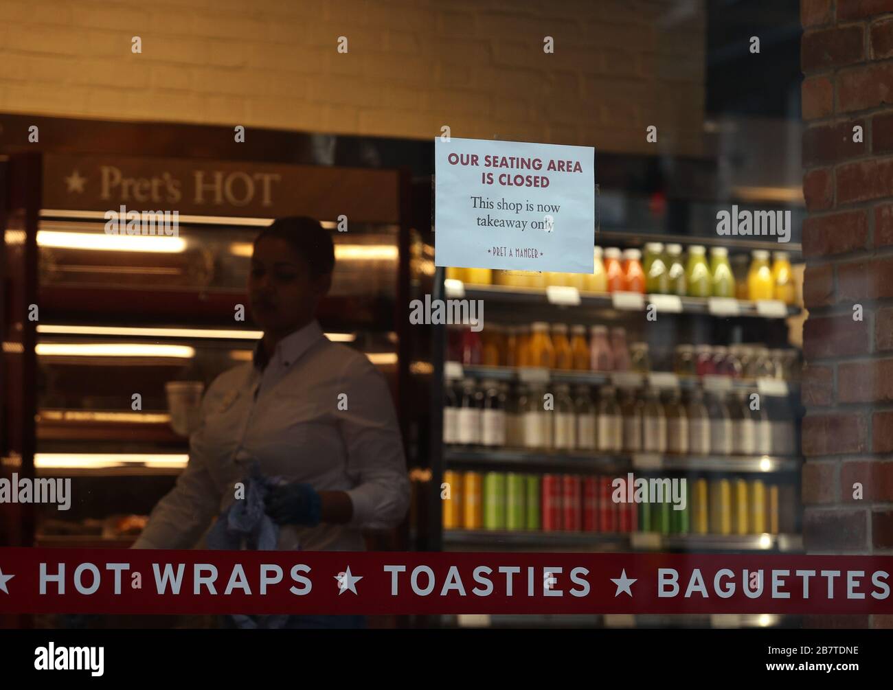 Pret a manger takeaway only hi-res stock photography and images - Alamy