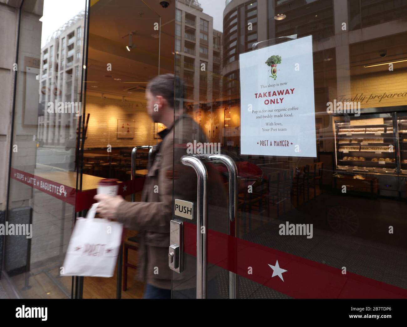 Pret a manger takeaway only hi-res stock photography and images - Alamy