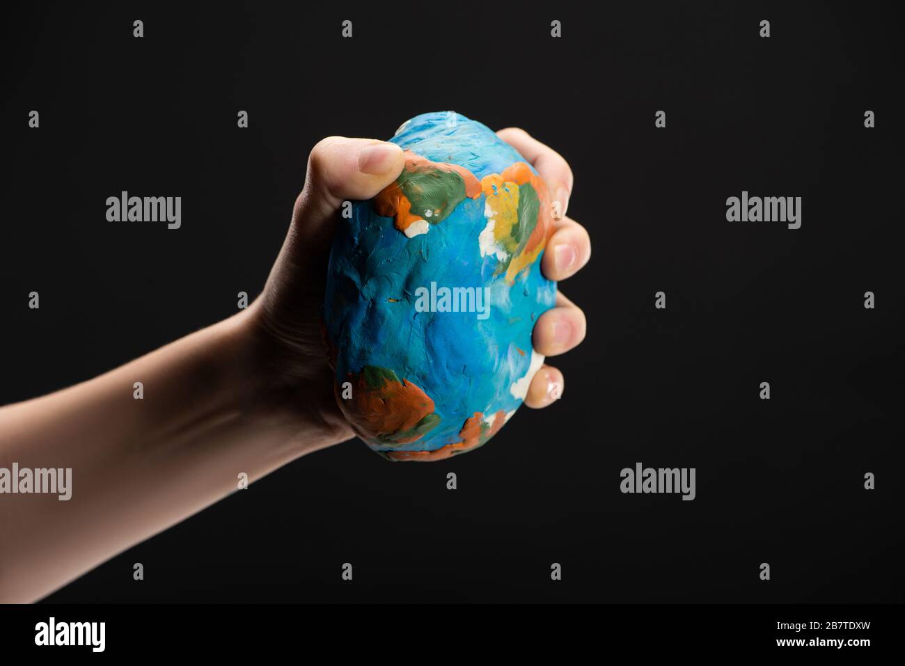 Compressing hand hi-res stock photography and images - Alamy