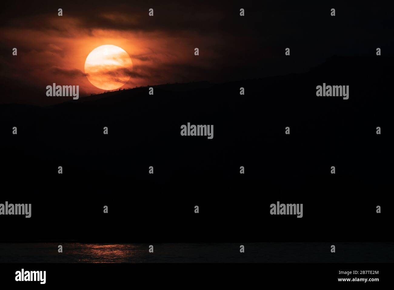 landscape photography with Sunset close up Stock Photo - Alamy