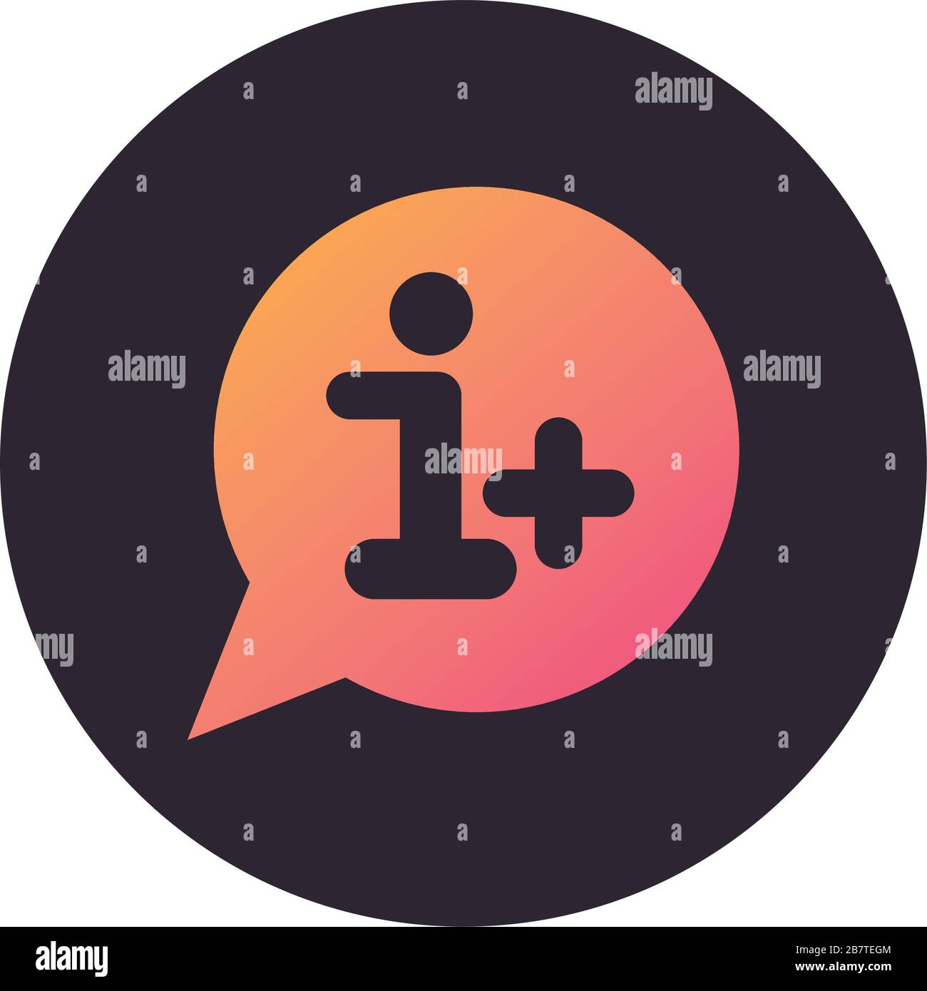 speech bubble message block style icon Stock Vector Image & Art - Alamy