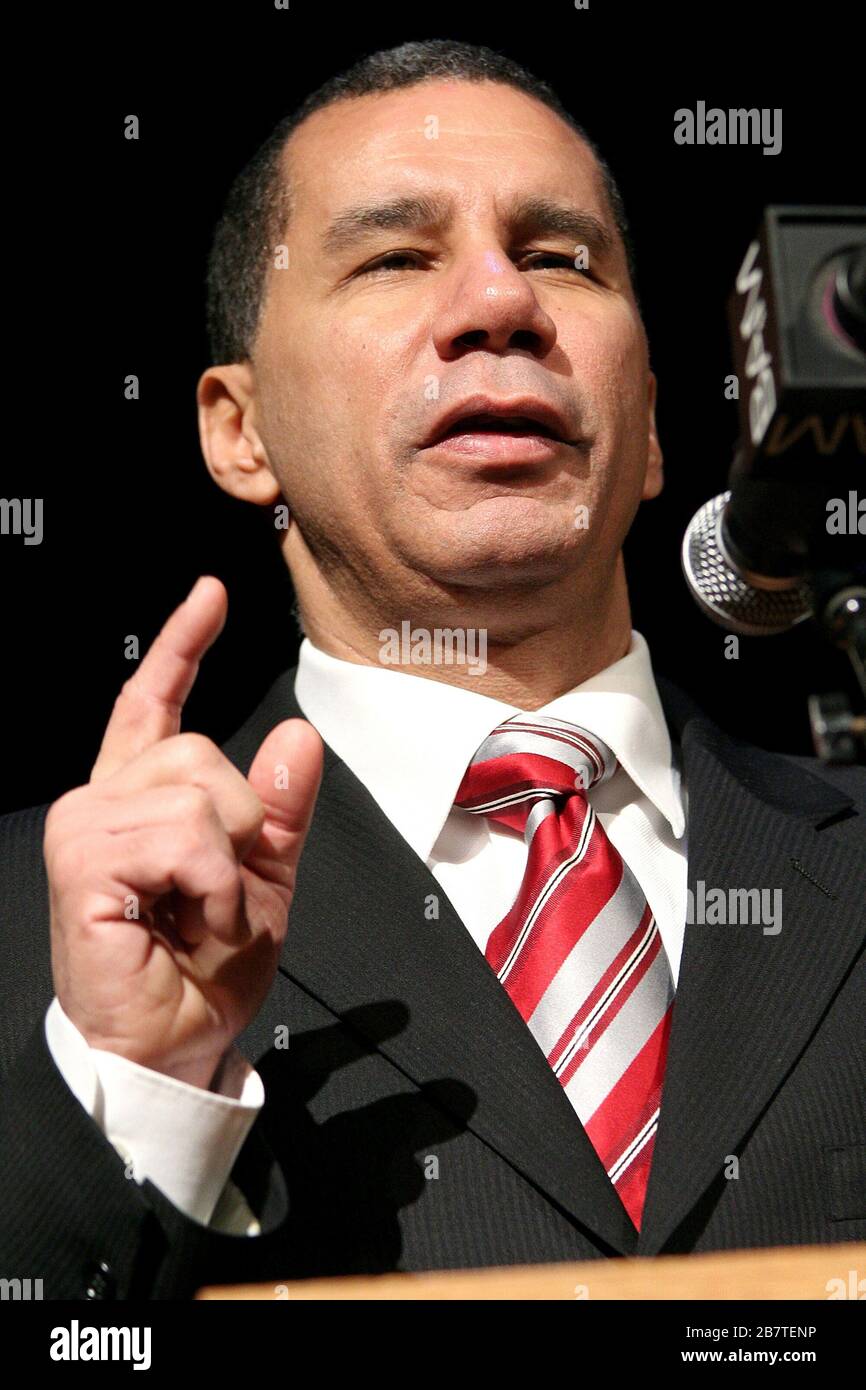 Governor paterson hi-res stock photography and images - Alamy