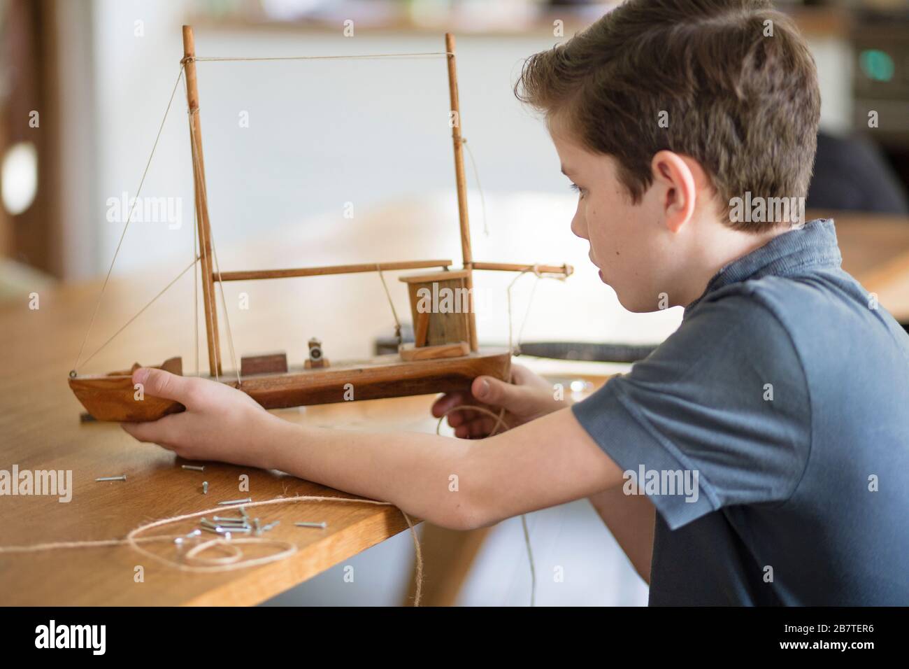 Model ship workshop hi-res stock photography and images - Alamy