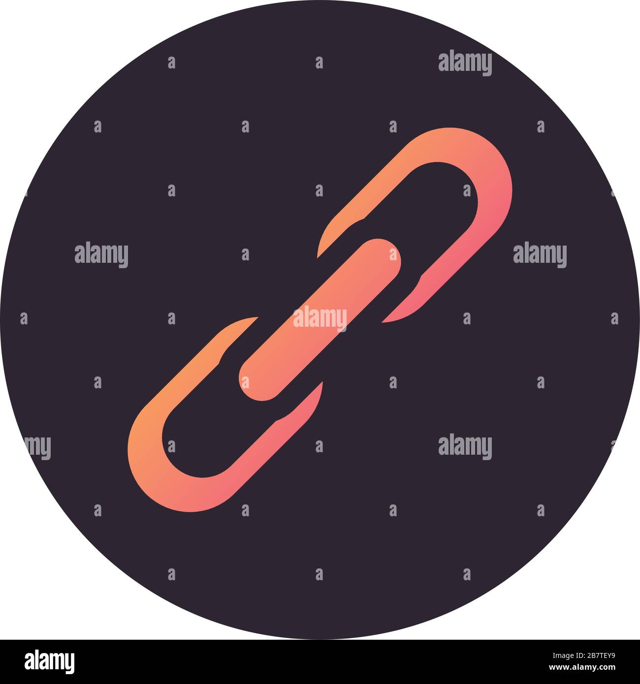 Isolated link symbol block style icon Stock Vector Image & Art - Alamy