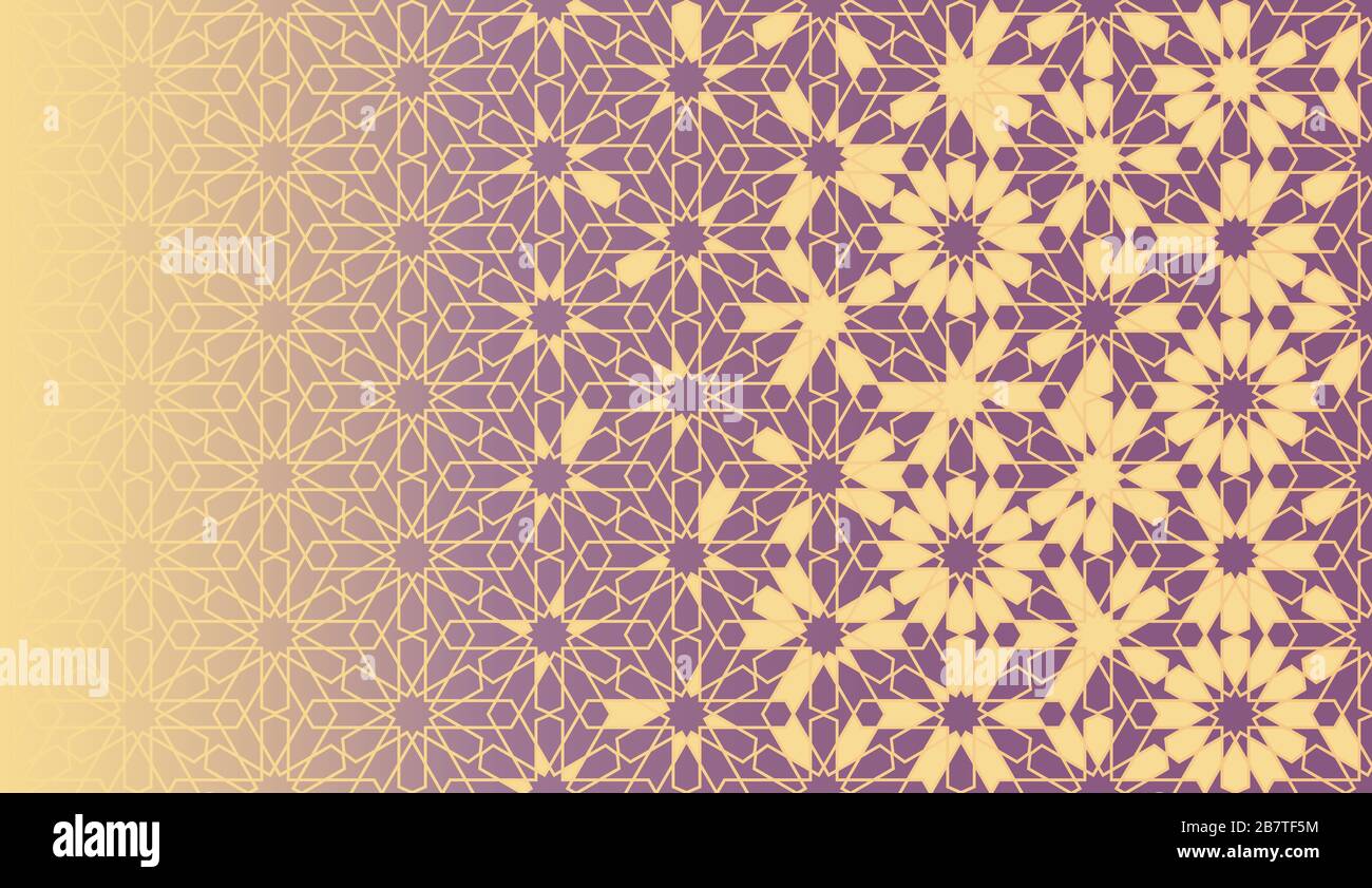 Geometric rich arabic texture with arabesque grid Stock Vector Image ...