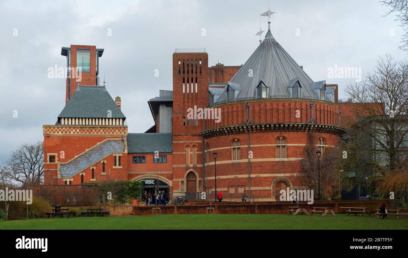 The Royal Shakespeare Theatre, historical building situated in William ...