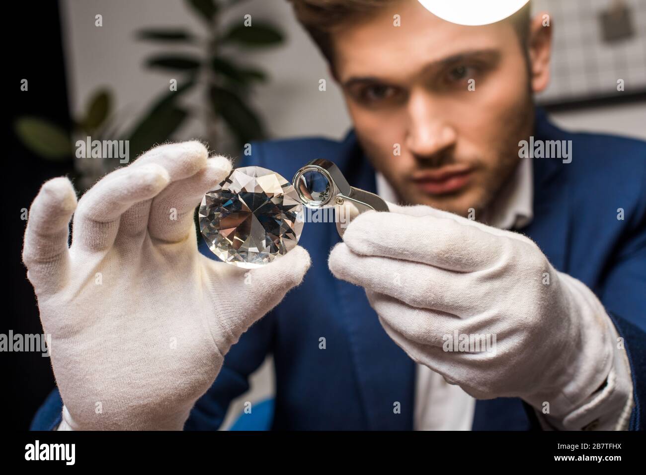 Magnifying Lamp Jewelry High Resolution Stock Photography and Images ...