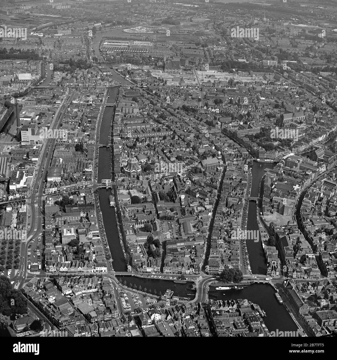 Aerial cityscape view leiden hi-res stock photography and images - Alamy
