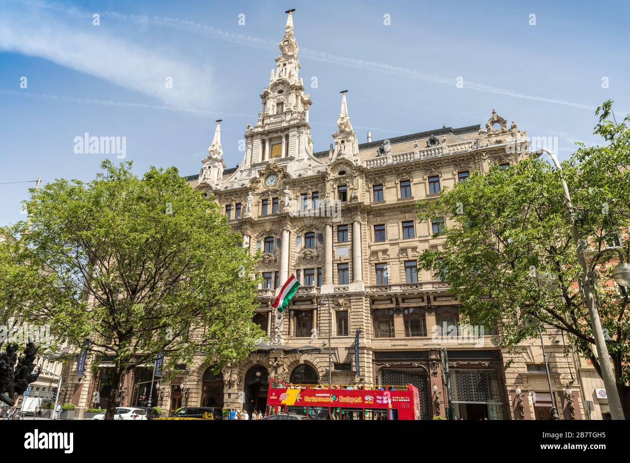 The Boscolo Budapest Hotel, formerly the New York Palace, a luxury ...